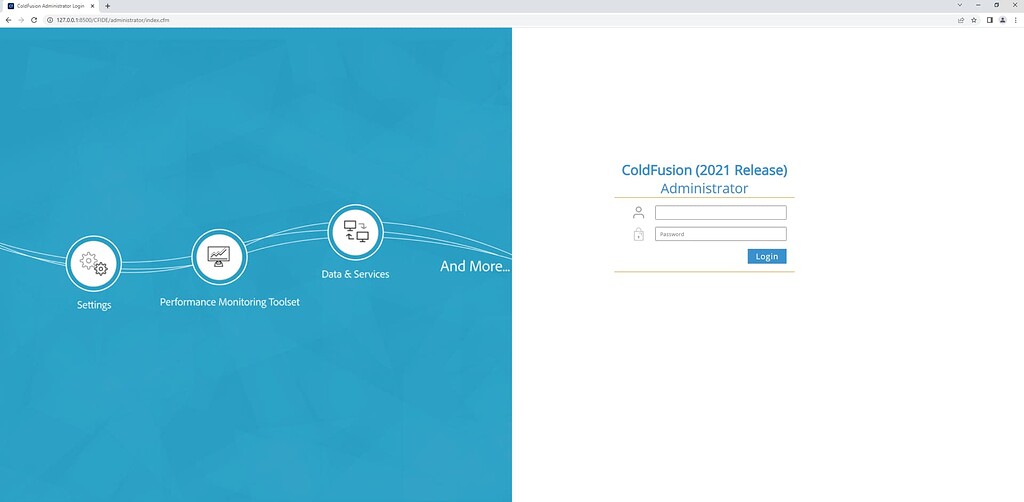 Accessing the ColdFusion Administrator - ColdFusion - xByte Cloud Learning Center