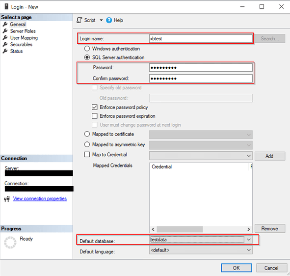 MSSQL - Creating Users and Databases using SQL Server Management Studio ...